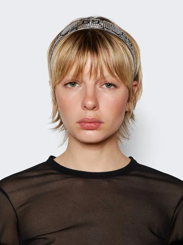 Gucci Crystal Headband - Light Grey | Editorialist